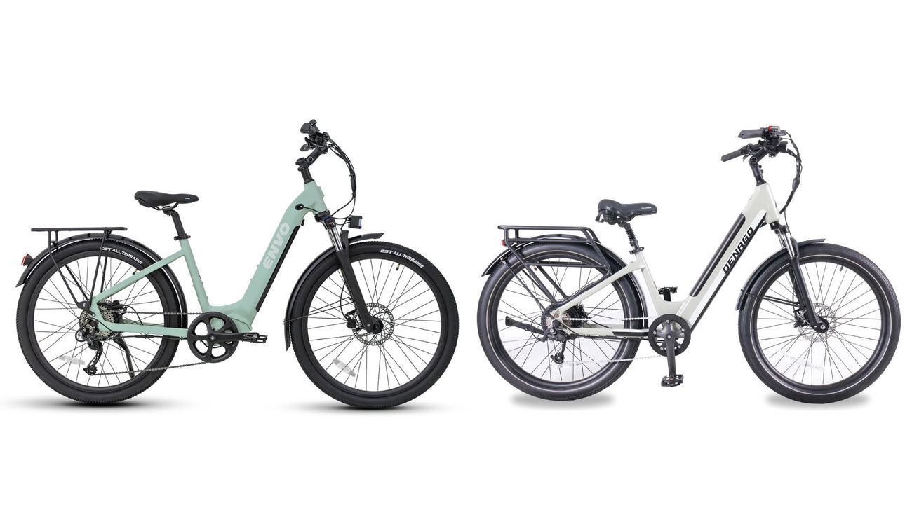 Electric Bike Review: ENVO ST50 e-bike vs. Denago Commuter 1