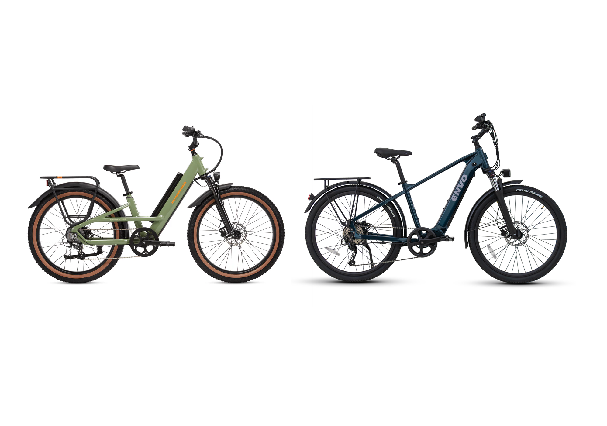 Radster Trail vs. ENVO D50: Best Ebikes in 2024