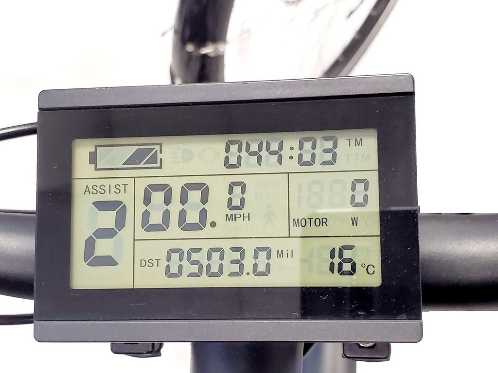 KT LCD3 Display 72V Electric Bike Display With SM Connector For KT